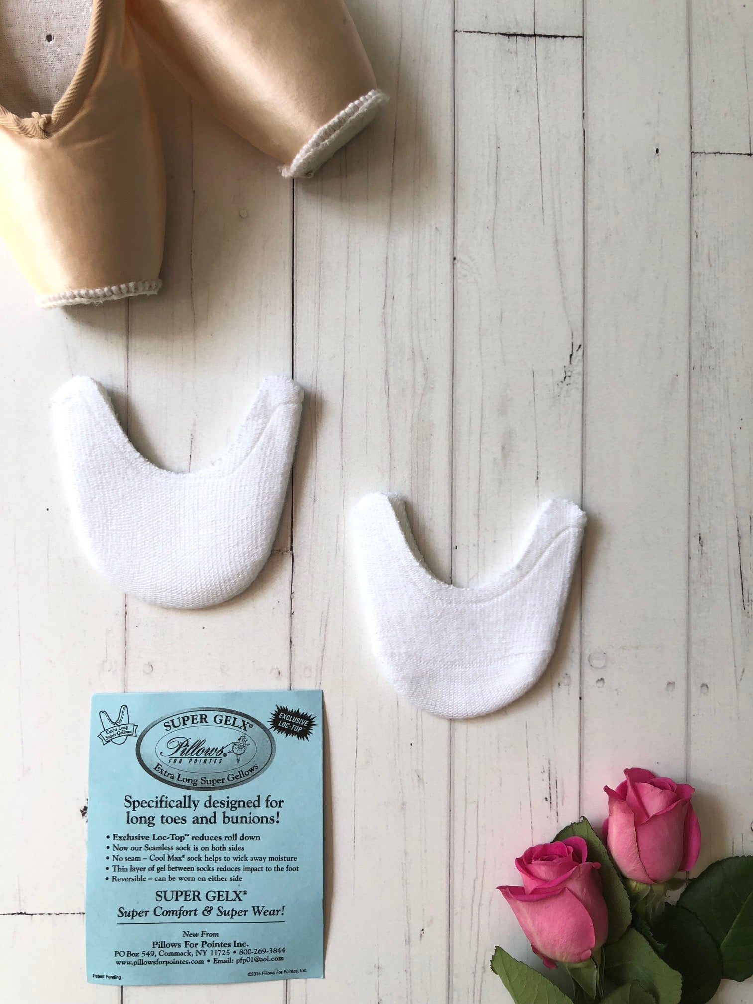 Extra Long Super Gellows Pointe Shoe Pads for Pointe Shoes – Ma Cherie ...